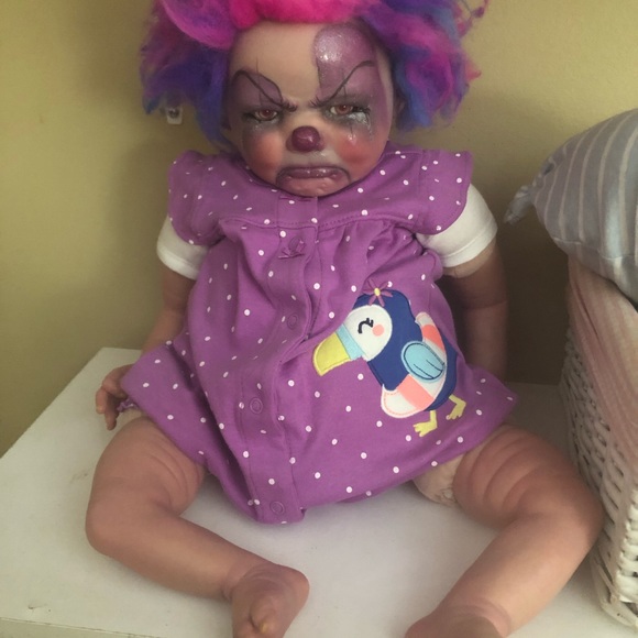 Toys | Reborn Baby Doll Clown By Prototype Artist | Poshmark